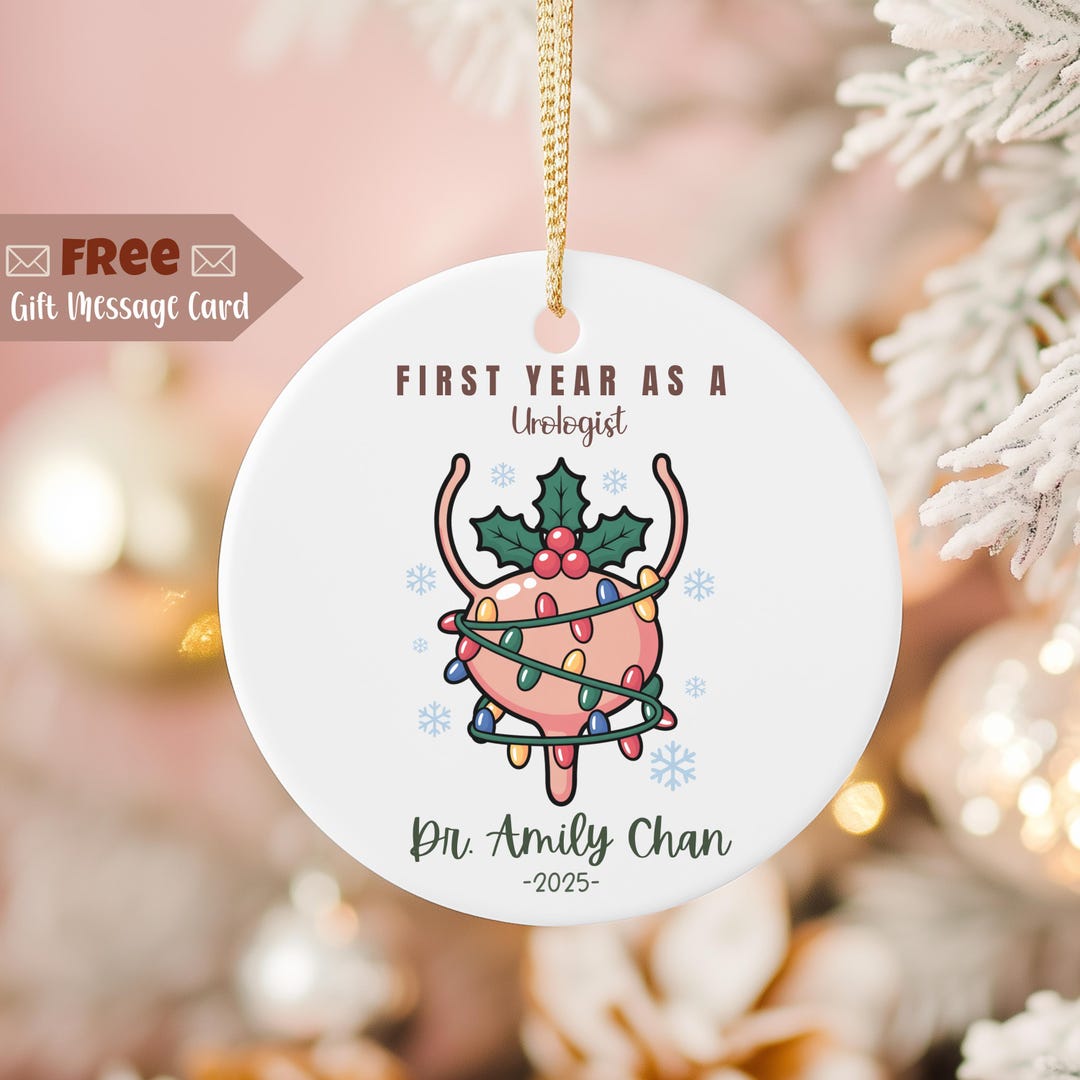 Personalized Urinary Bladder Ornament, Custom Christmas Medical Gift ...