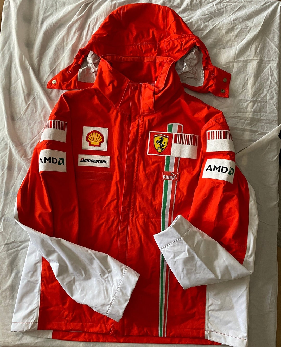 Ferrari Rain Jacket, Pit Crew Gear, Vintage, Formula 1, Circa 2000 ...