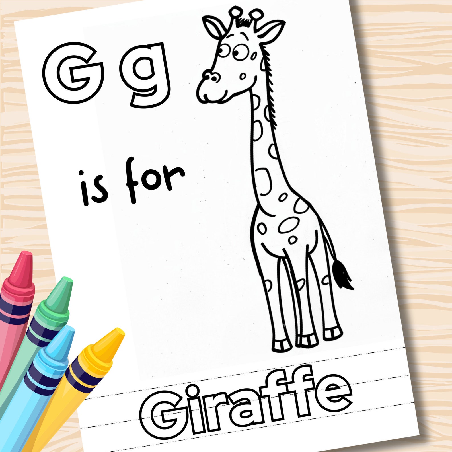 Alphabet Coloring Pages ABC Coloring Book Pages Instant Download ...