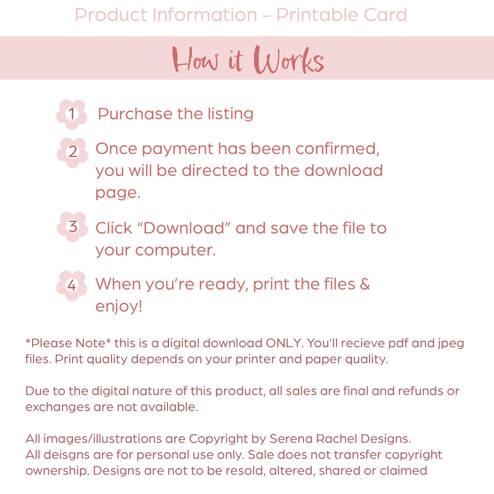 Printable Card | Strawberry Theme Card Bundle Set of 6 | Digital ...