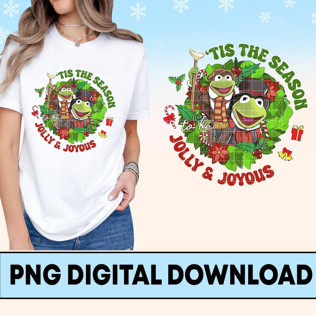 Disneyland Christmas Kermit the Frog and Tiny Tim Png, the Muppet ...