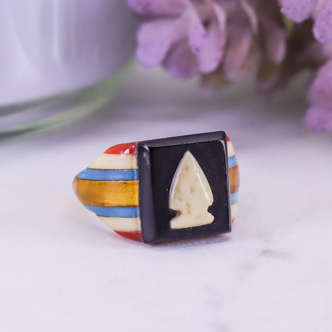 Antique Boy Scout or Prison Toothbrush Ring - Etsy