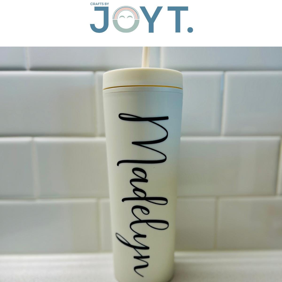 Personalized Vinyl Decal - Permanent Vinyl Decal - Cup Decal - Etsy