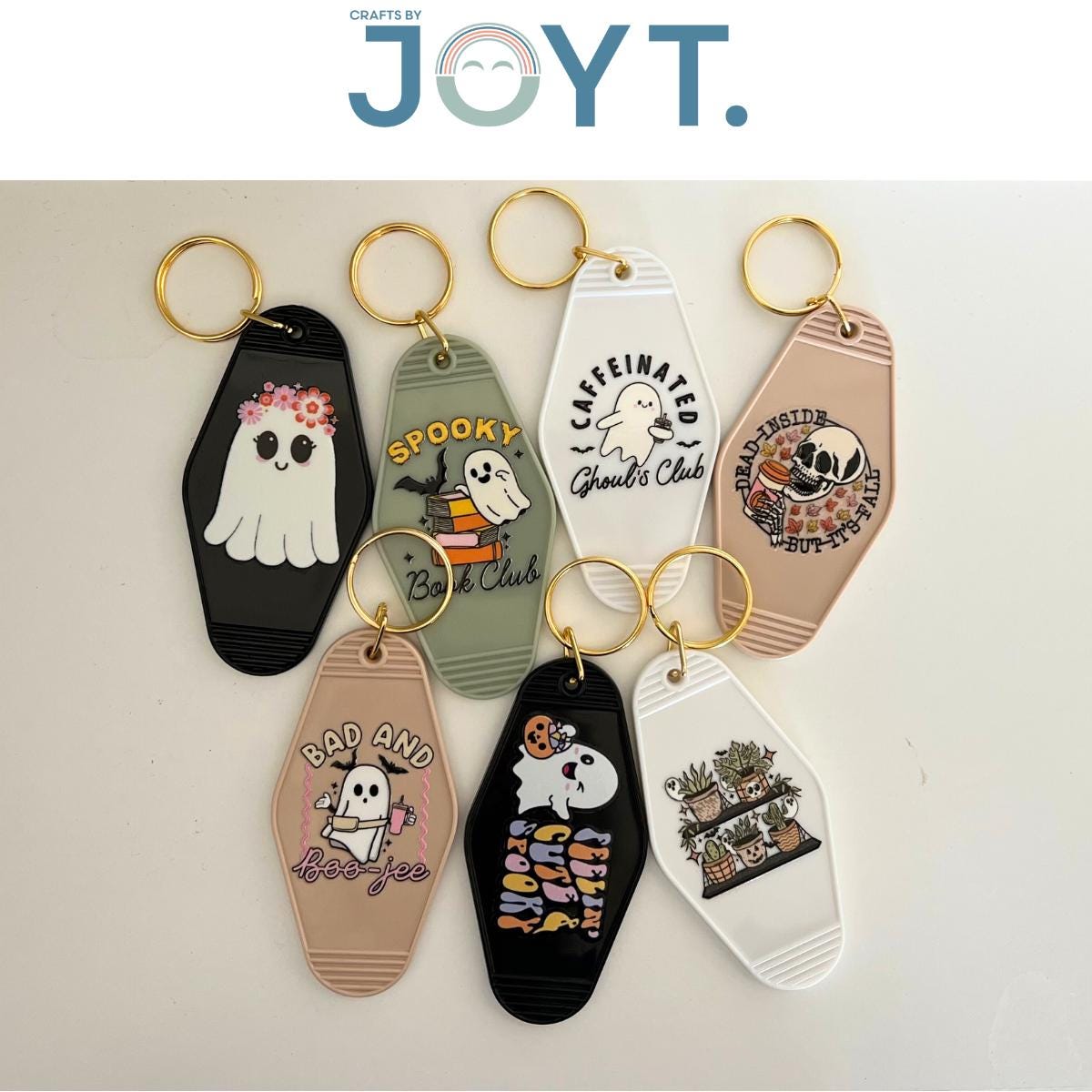 Halloween Motel Key Chains Hotel Key Chains - Etsy