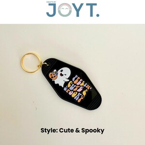 Halloween Motel Key Chains Hotel Key Chains - Etsy