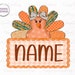 Thankful Custom Name Png, Thanksgiving Kids Png, Turkey Kids Png ...