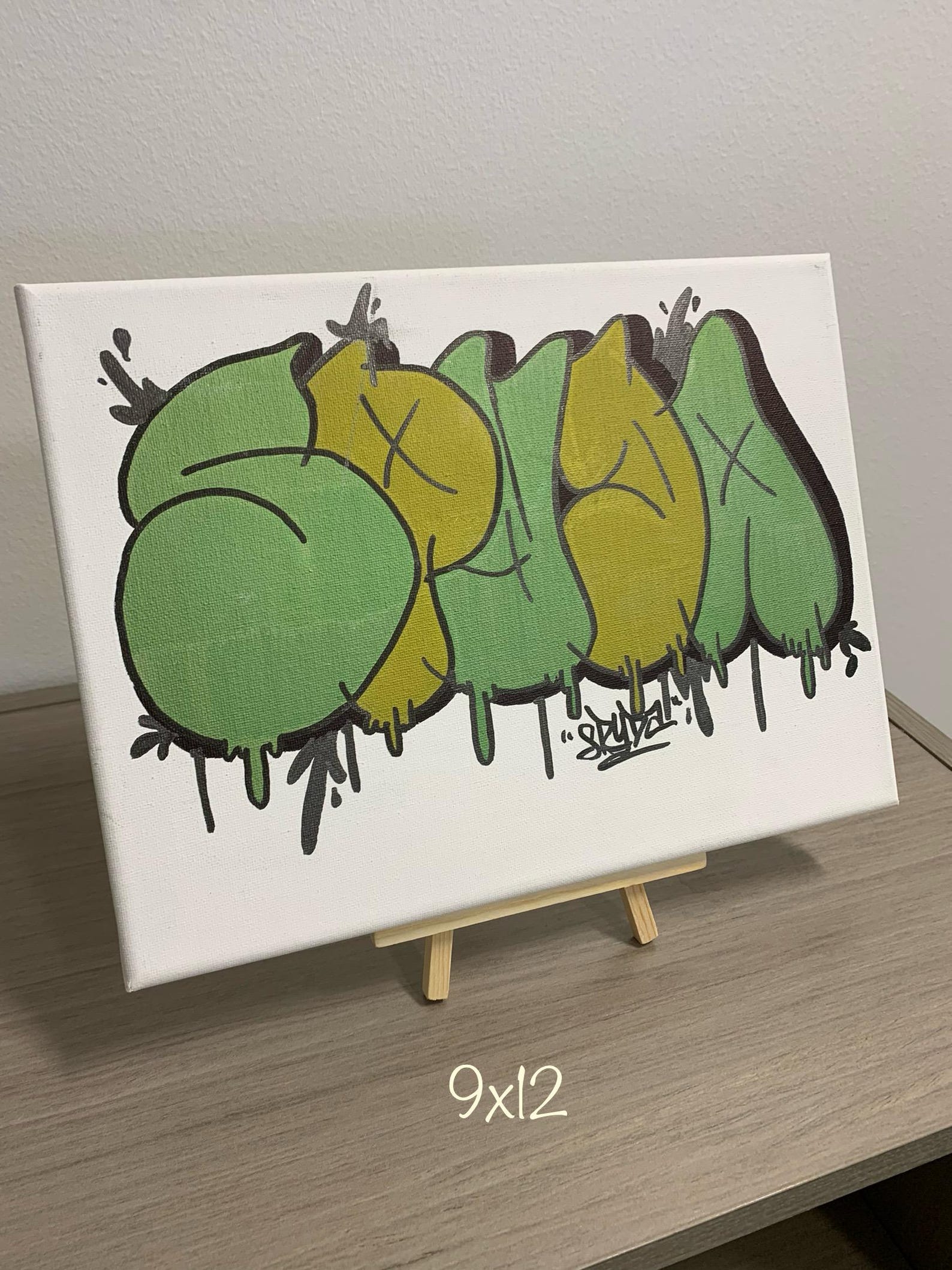 Personalized Custom Graffiti Canvas Wall Art, Urban Graffiti Art, Gifts ...