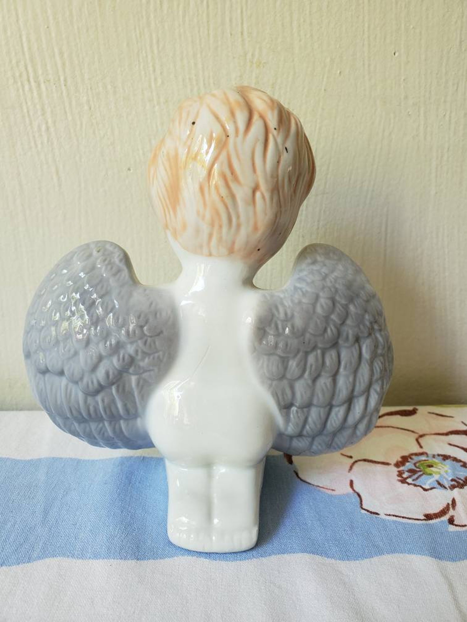 Vintage Ceramic CHILD ANGEL so BEAUTIFUL Sweet Face - Etsy