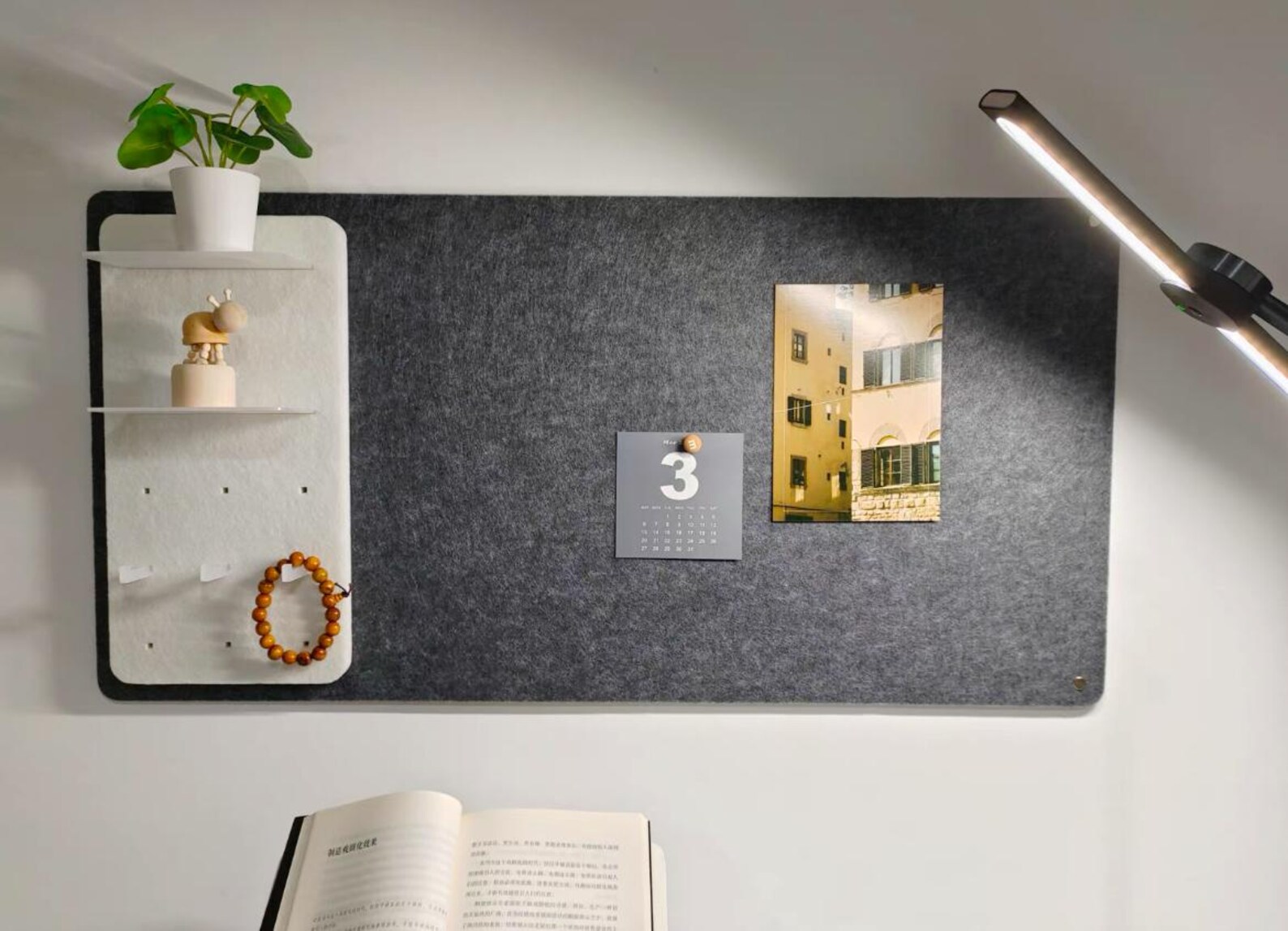 Bulletin Felt Board, Message Board, Black and White, Office Pin Boards ...