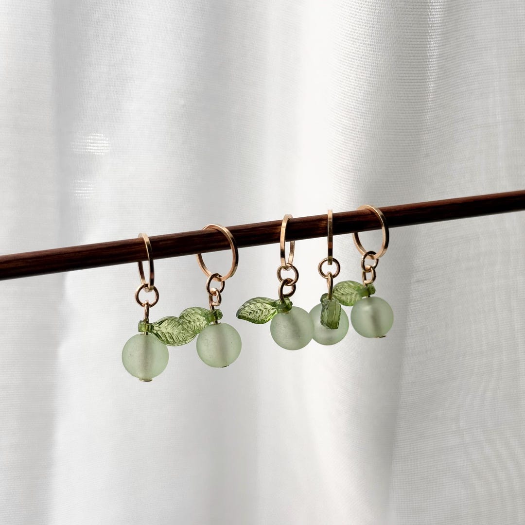 Lime Stitch Markers Set of 5 - Etsy