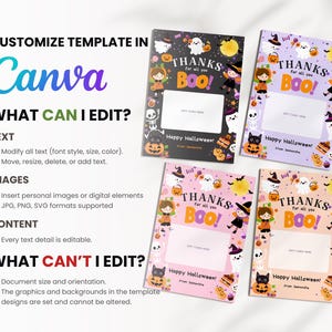 Halloween Gift Card Holder, Thanks for All You Boo Favor for Class Gift ...