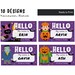 Editable Halloween Name Tags, Custom Trick-or-treat Label, Printable ...
