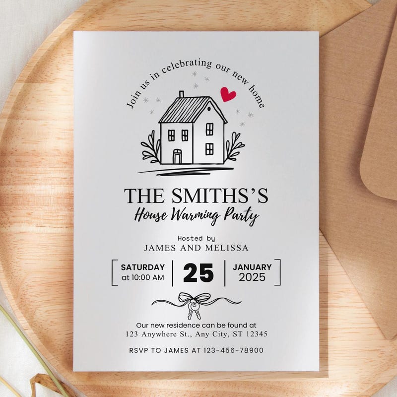 House Warming Invitation - Etsy