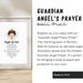 Guardian Angel Prayer Poster Nursery Wall Art for Playroom Decor ...