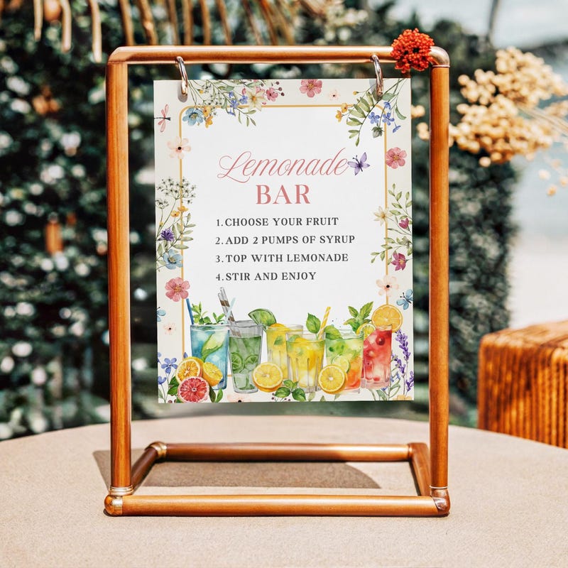 Drink Station Sign - Etsy