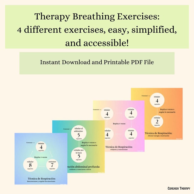 Mindful Breathing Exercises and Techniques - Etsy