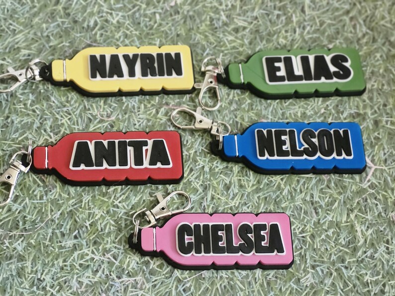 Prime Drink Bottle Keychain, Personalized Prime Name Keychain, Bag Tag ...