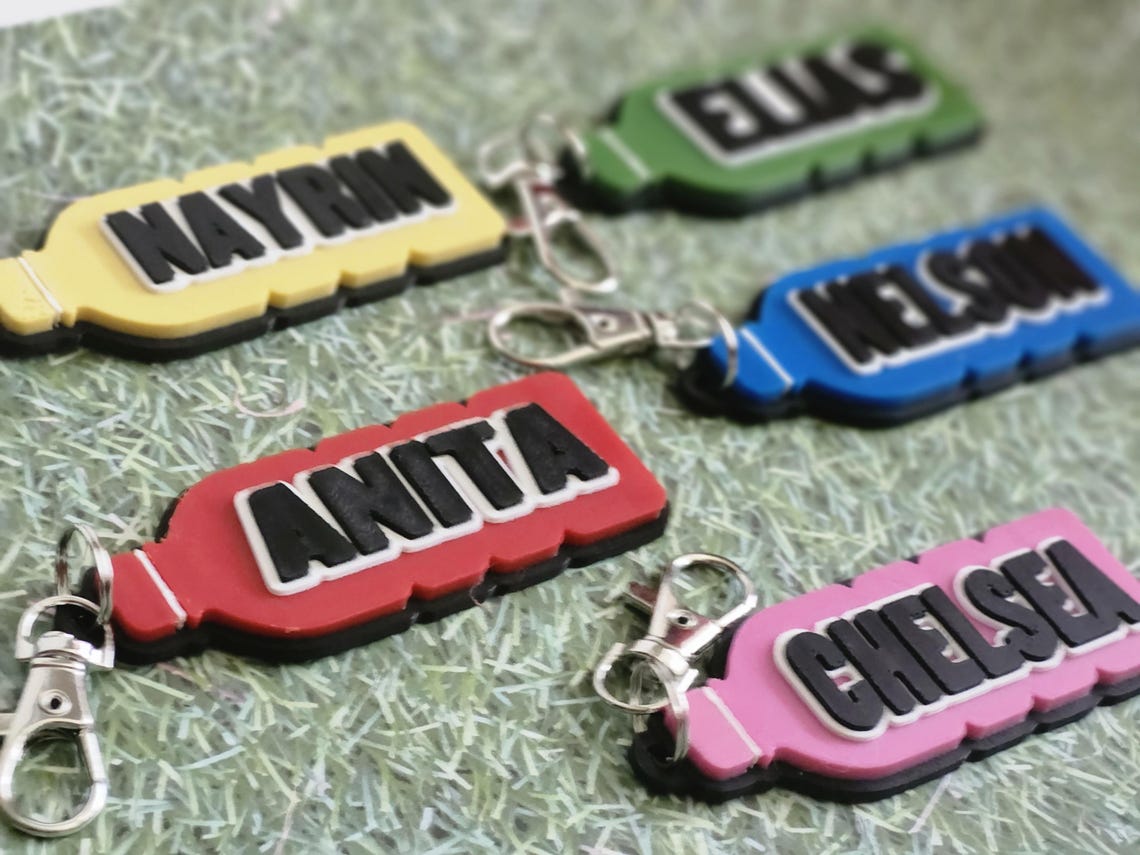 Prime Drink Bottle Keychain, Personalized Prime Name Keychain, Bag Tag ...