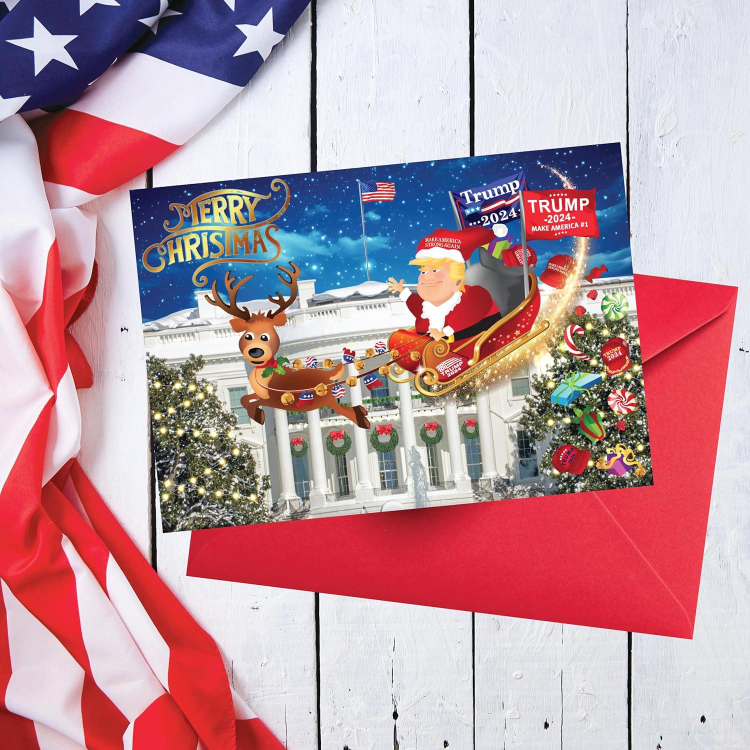 Donald Trump Christmas Card I Trump Christmas Cards Bulk I Trump ...