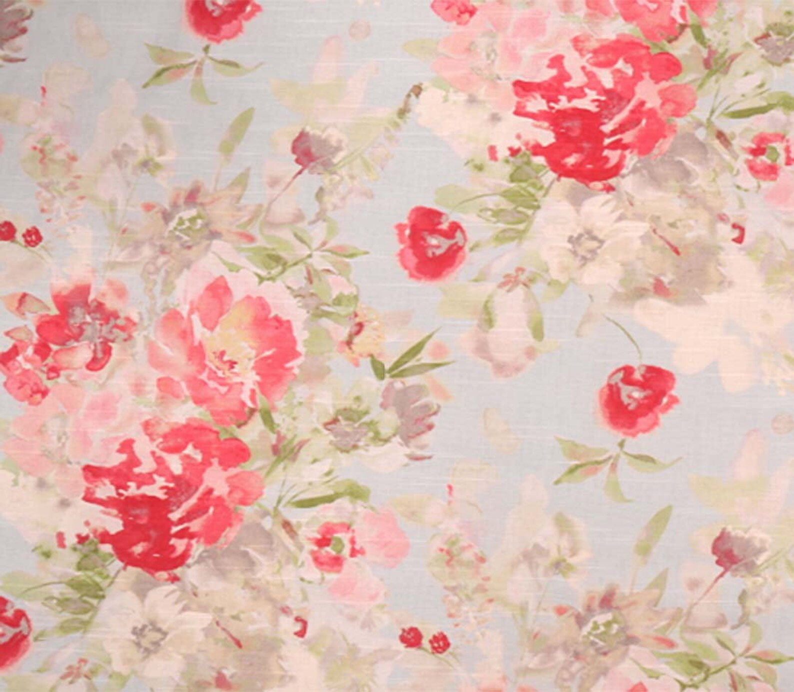 Bright Watercolor Floral Curtains - Etsy