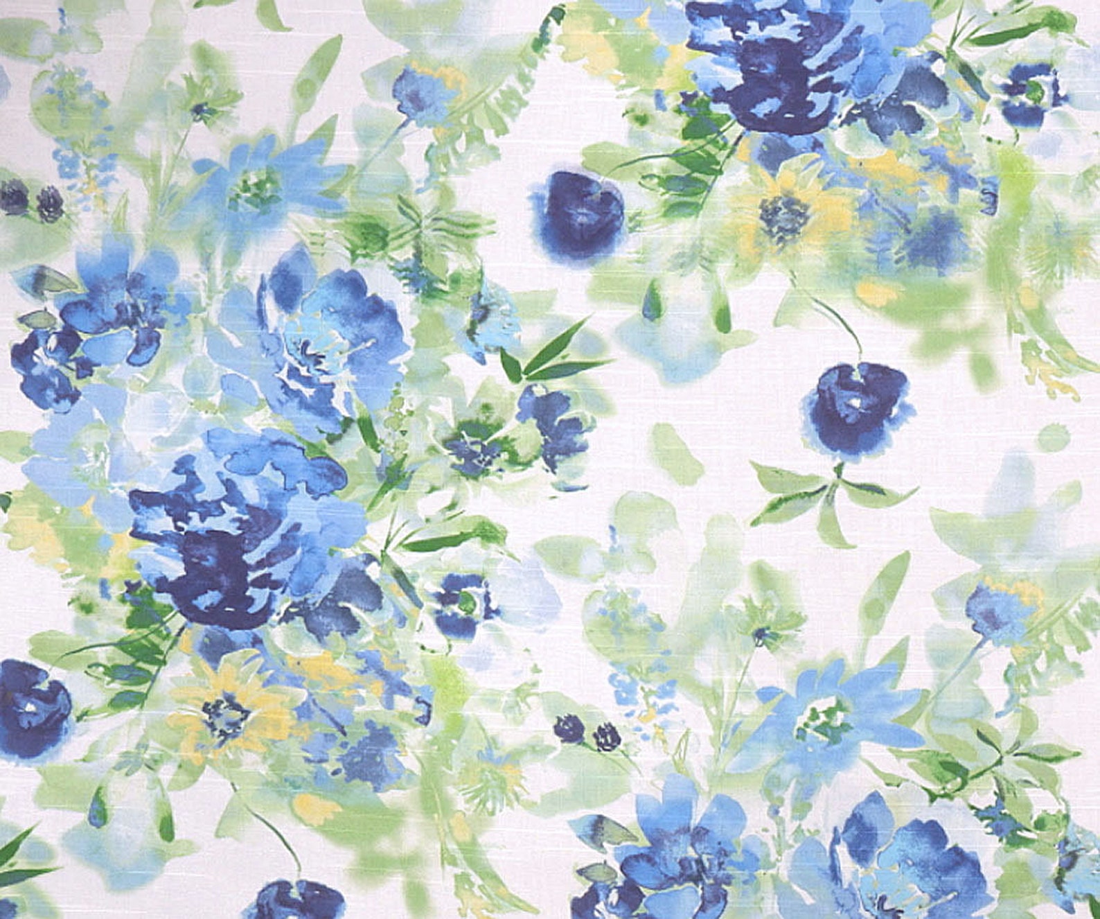 Bright Watercolor Floral Curtains - Etsy