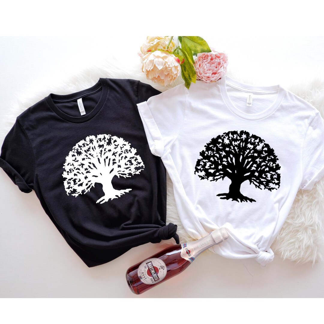 Tree of Life Shirt, Personalized Family Tree T-shirt, Custom Family ...