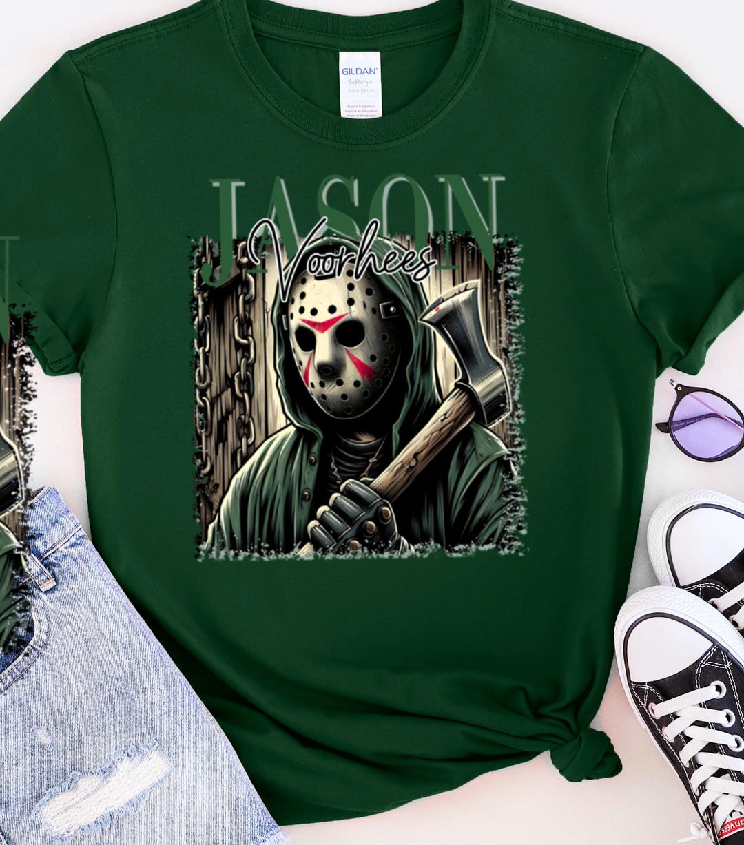 Jason Voorhees T-shirts, Friday the 13th Jason Tees, Horror Icon Jason ...