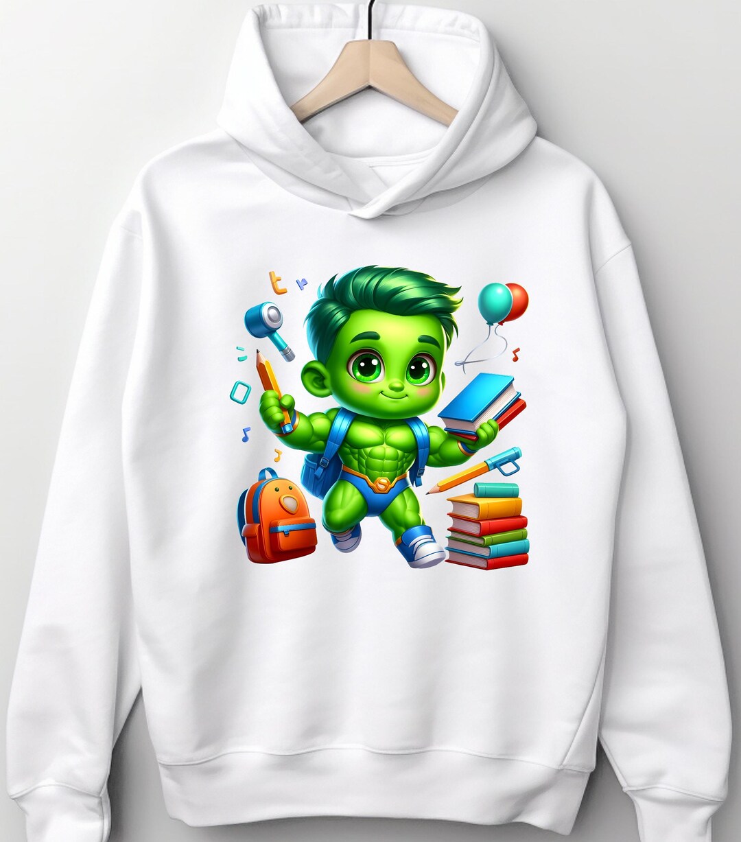 Marvel Hulk School Hoodie, Hulk Smash School Hoodie, Hulk Academy ...
