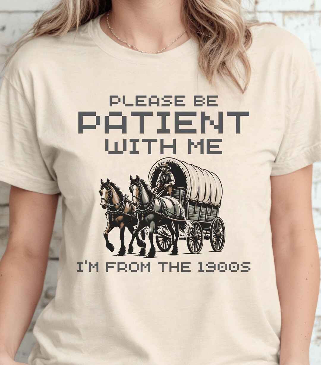 Funny 1900s Graphic Tee: Retro Humor Shirt - Etsy