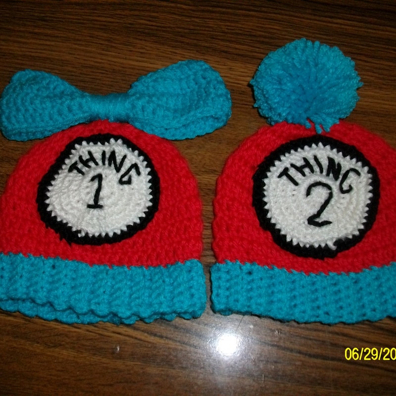 Thing 2 Hair Bow - Etsy