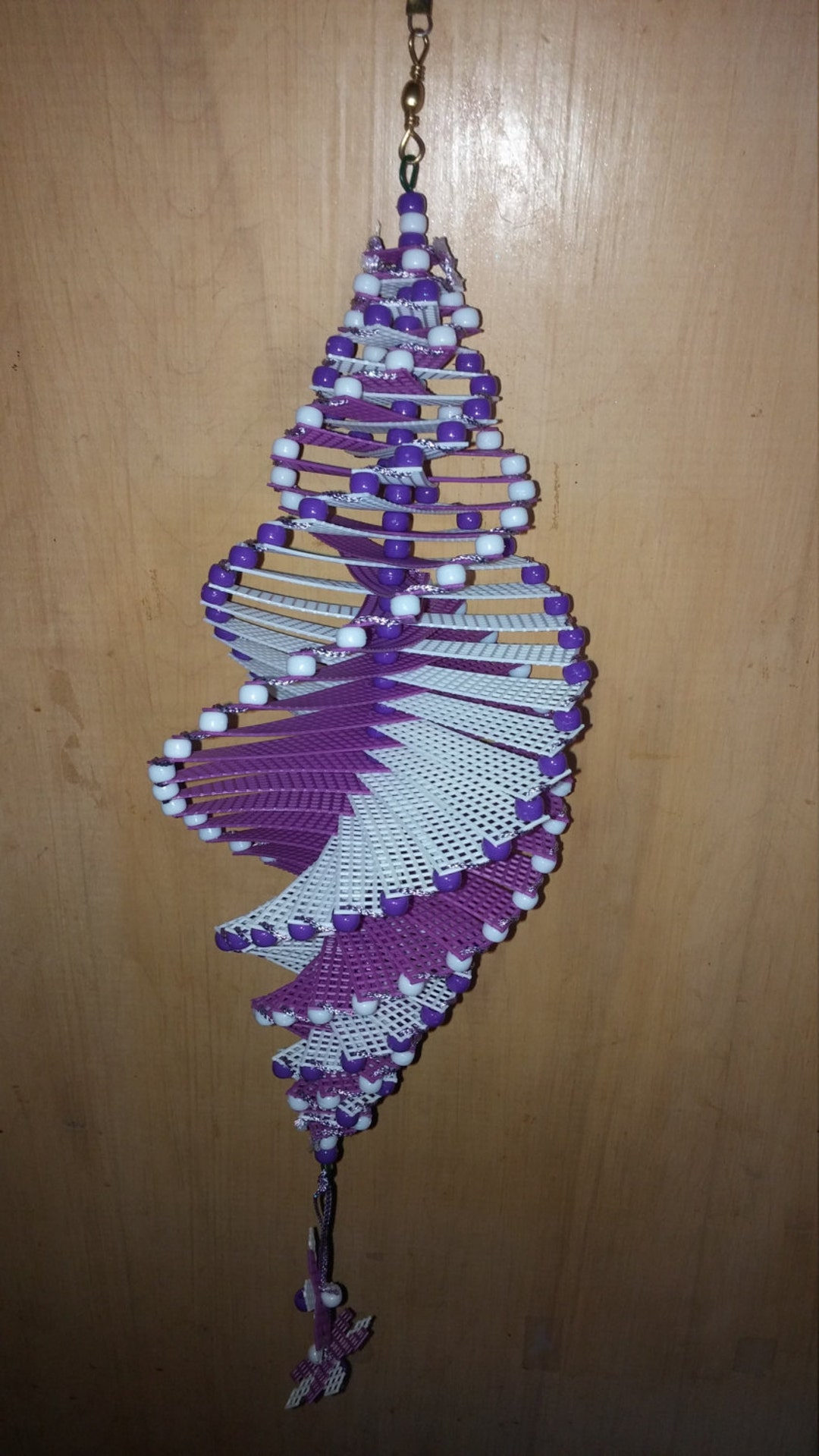 Purple and White Spinner - Etsy