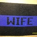 Thin Blue Line Police Wife Beaded Banner - Etsy