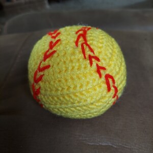 Crocheted Softball - Etsy
