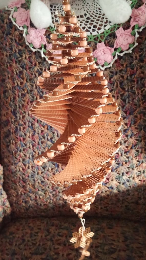 Brown and Tan Spinner | Etsy