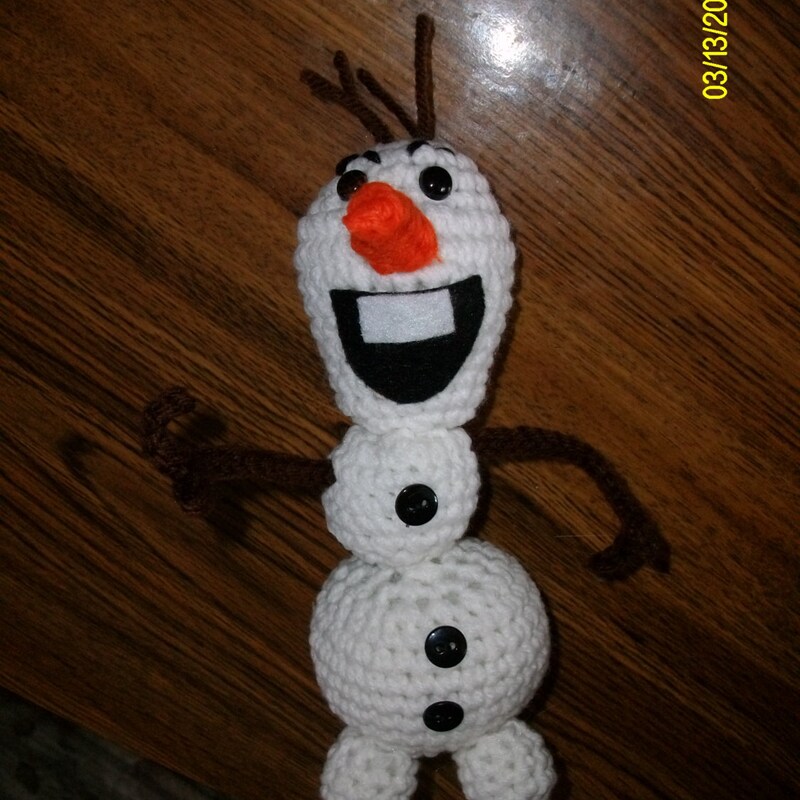 Crochet Olaf - Etsy