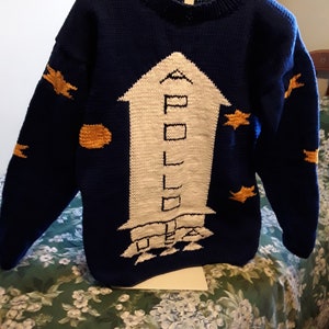 Knitted Kubrick Apollo Sweater From the Shining-l & XL - Made to Order ...