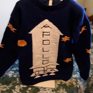 Knitted Kubrick Apollo Sweater From the Shining-l & XL - Made to Order ...