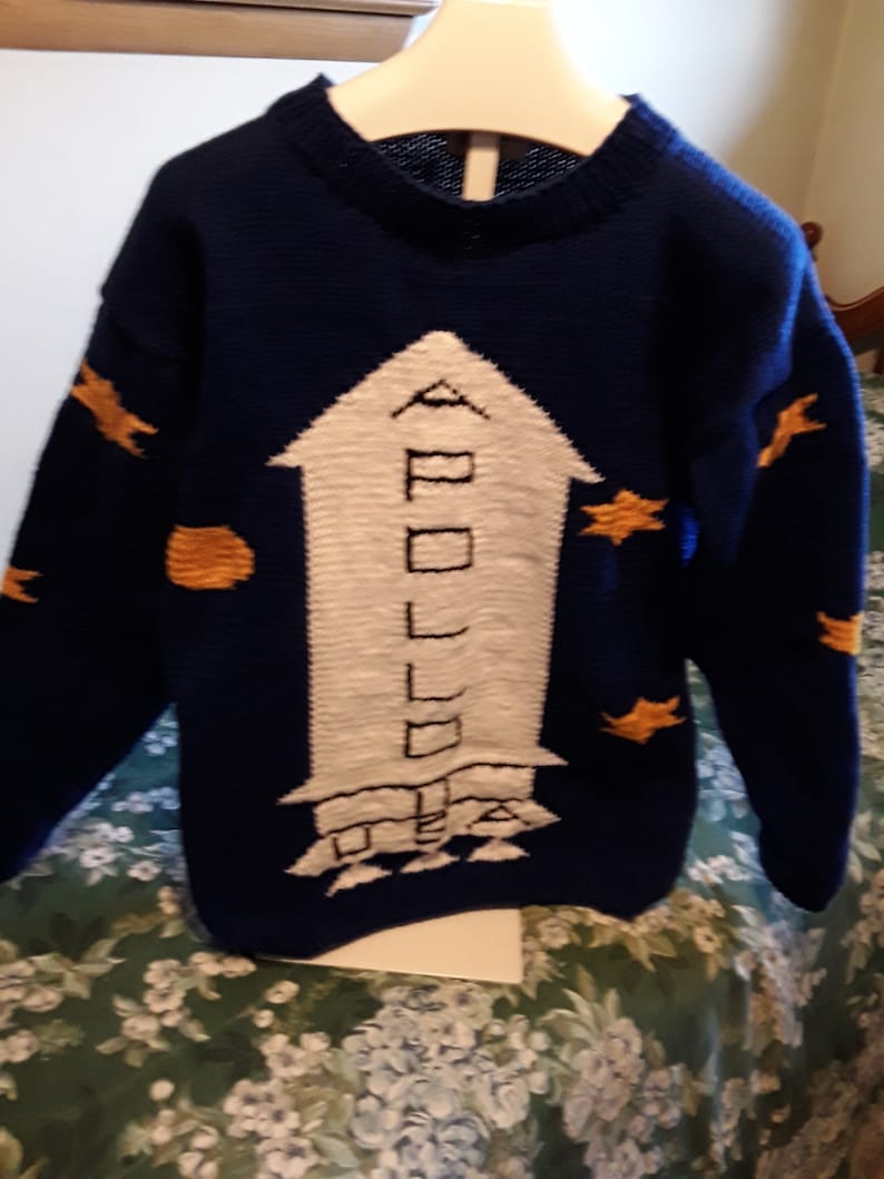 Knitted Kubrick Apollo Sweater From the Shining-l & XL Made - Etsy