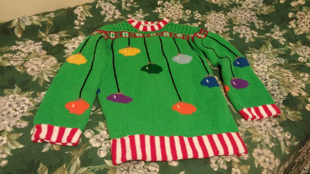 Arthur Christmas Sweater-l & XL - Made to Order - Etsy