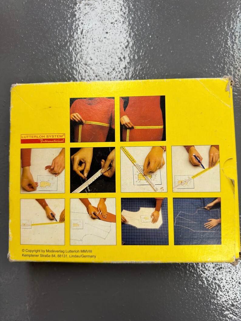 Vintage the Golden Rule Sewing Pattern Making System Instruction Kit ...