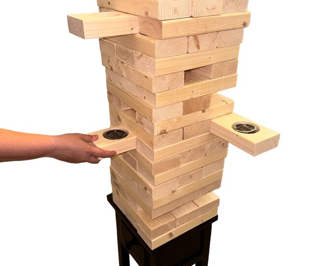 Giant Tipsy Tower Topple Game for Adults! - Etsy