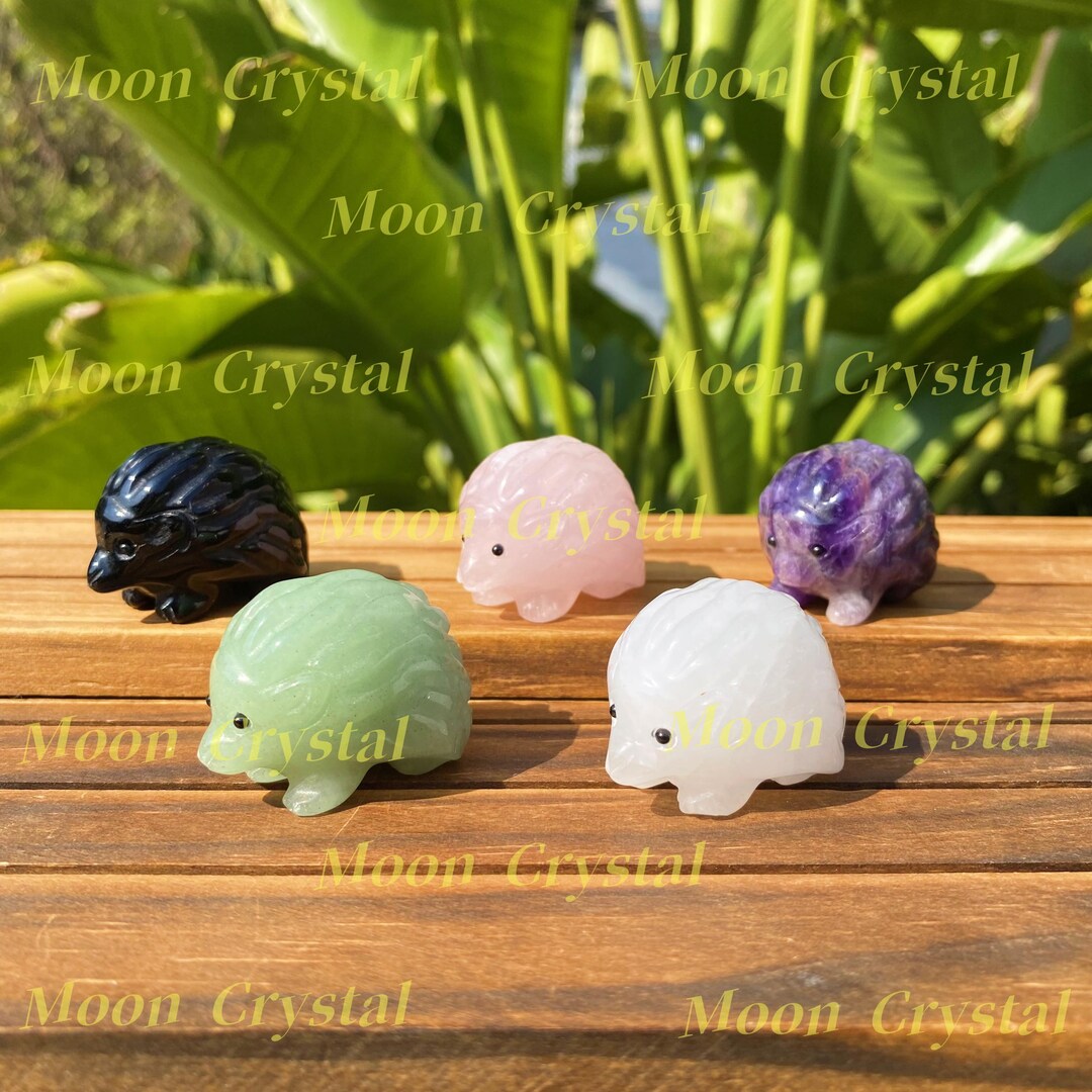 1.5inches, Crystal Carved Hedgehog,hand Carved Hedgehog,crystal ...