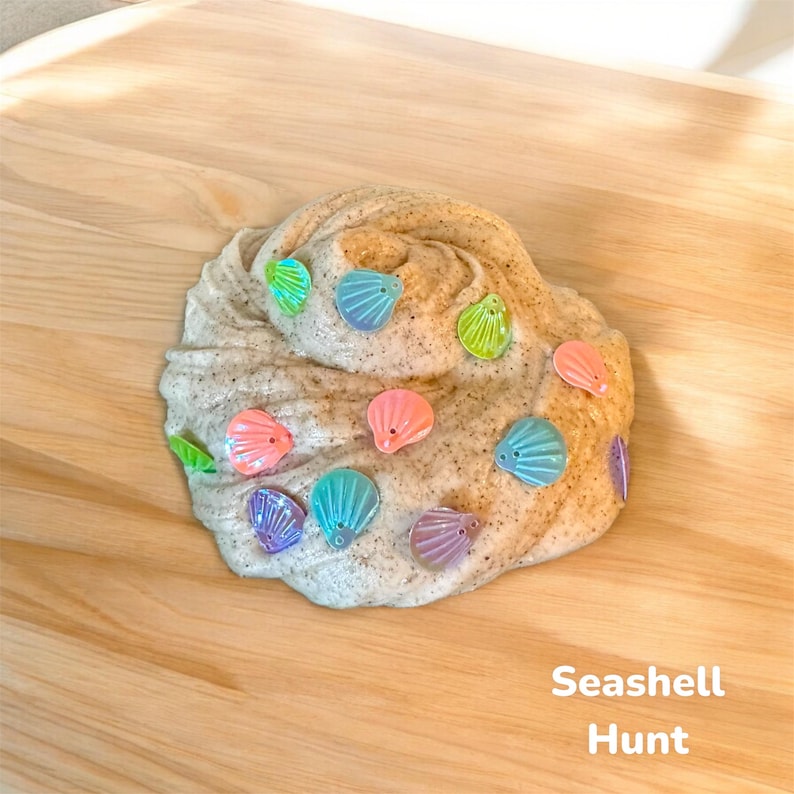 Sand Slime - Seashell Hunt Slime - Etsy