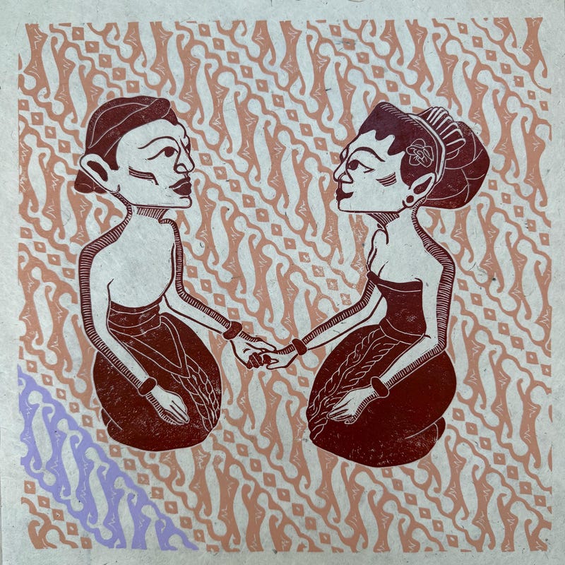 Java javaanse kunst - Etsy België