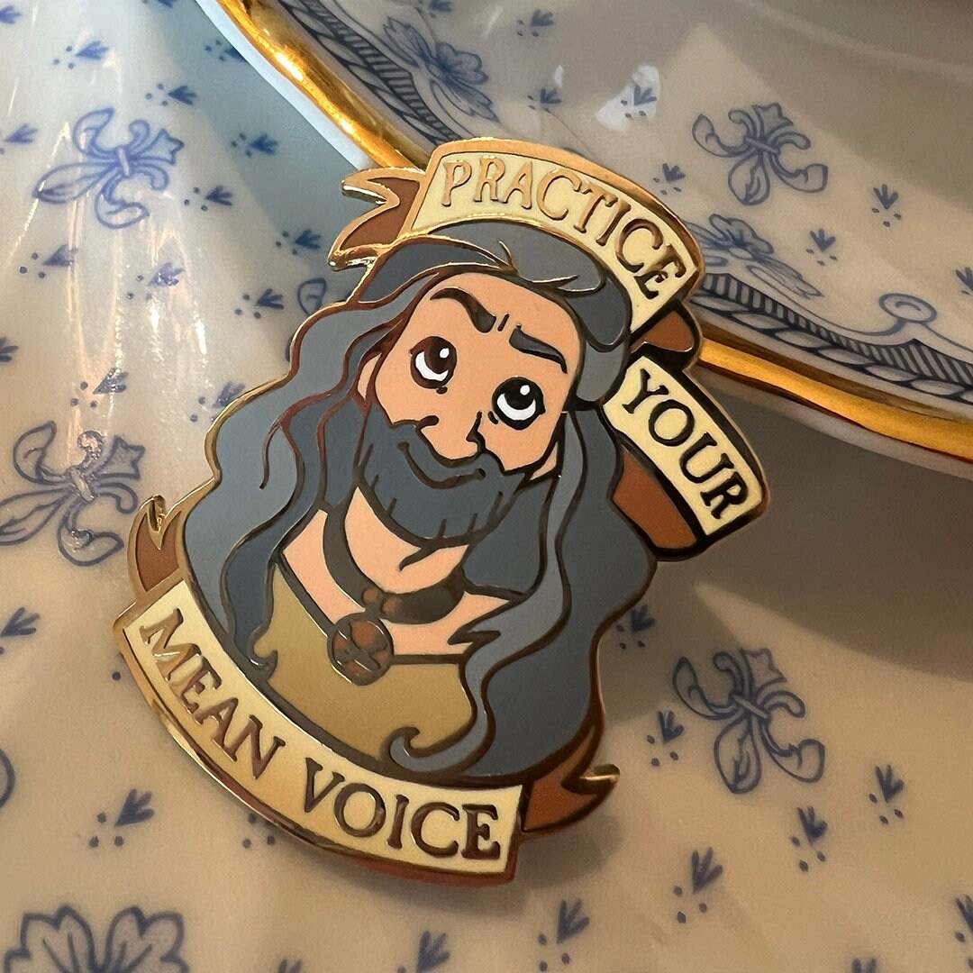 Edward Teach Blackbeard Cat Practice Your Mean Voice Enamel Pin - Etsy