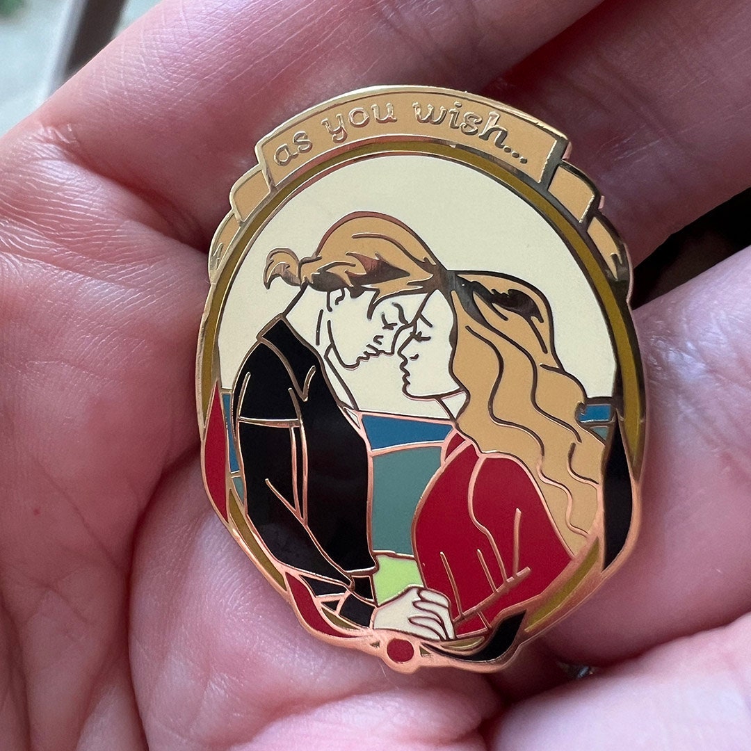Westley and Buttercup as You Wish Enamel Pin - Etsy
