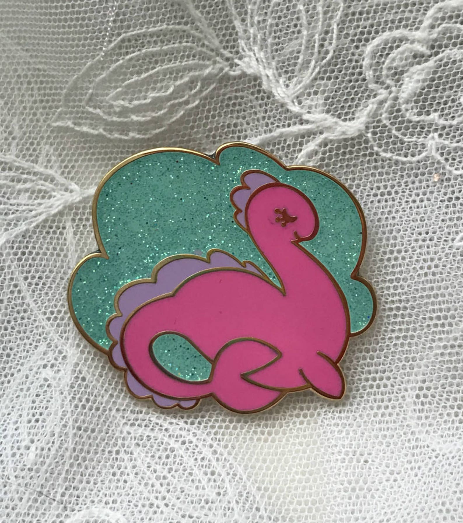 Sea Monster Pin Hard Enamel Pin - Etsy