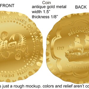 OFMD Pirate Doubloon Challenge Coin - Etsy