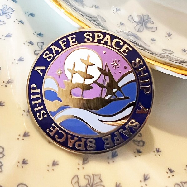 Enamel Pin Safe Space - Etsy