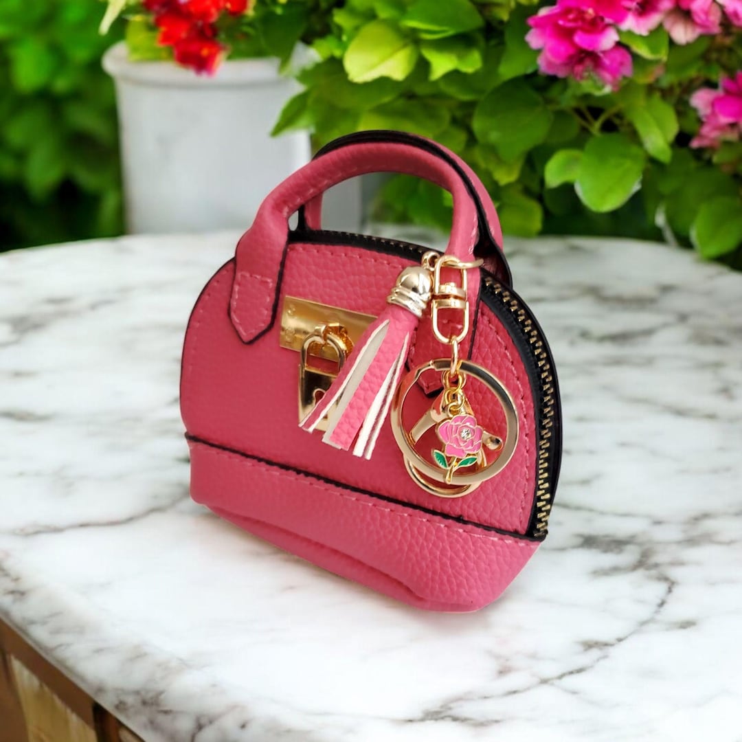 Mini Keychain Purses 6 Color Options Available / Tiny Handbags /small ...